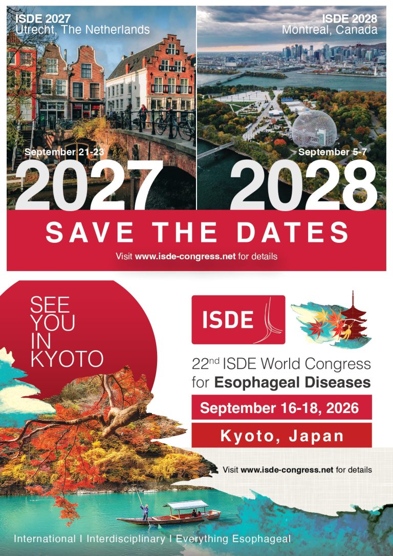 ISDE 2026 Future Congresses – Global Esophageal Events